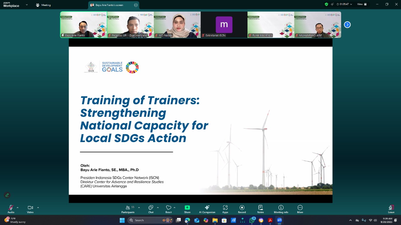 Pegasus Institute, Pusat Keunggulan FPEB UPI Ikuti Trainning of ...